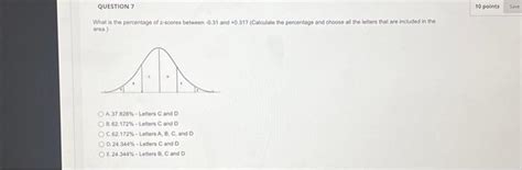 Solved What Is The Percentage Of Z Scores Below 2 3 Chegg Com