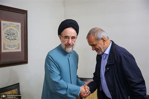 تصاویر جدید از دیدار مسعود پزشکیان با سیدمحمد خاتمی خبرآنلاین