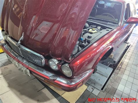 재규어xj 엔진오일누유 오일압력스위치 엔진오일플러싱 퍼펙트플러싱 합성엔진오일교환 하체소음수리 로워암볼 어퍼암볼 타이로드앤드 도어록수리 일산hc모터스