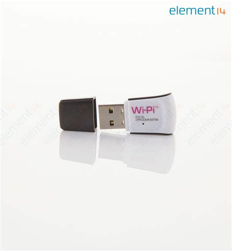 wipi element14 wlan usb module ieee 802 11n connect raspberry pi