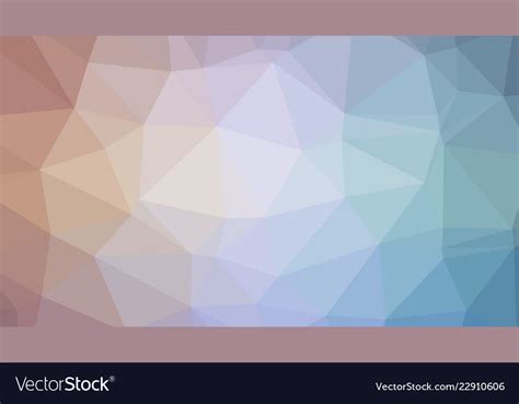 Colorful Triangular Low Poly Mosaic Abstract Vector Image