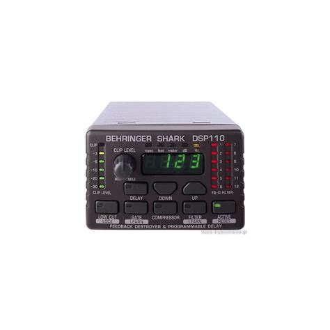 Behringer Dsp 110 Shark Digital Signal Processor Musicorama Gr
