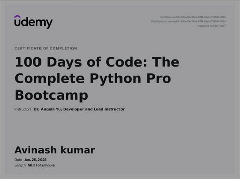 Python 100daysofcode Codingmilestone Techinnovation Careergrowth