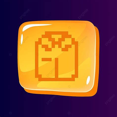 Pixelated Icon Enhances Glossy Ui Button For Formal Attire Vector Shopping Simple Sign Png
