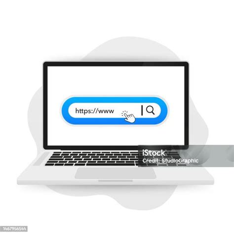 인터넷에서 검색 인터넷 검색 창 격리 된 검색 엔진 정보 검색 시스템 주소 및 탐색 모음 아이콘입니다 비즈니스 개념 검색 픽토그램 벡터 그림 검색창에 대한