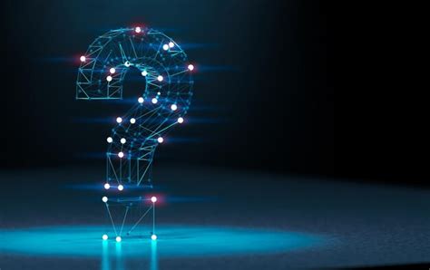 Premium Photo Question Mark And Concept Of Science And Technology