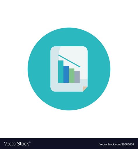 Isolated Workflow Bars Flat Block Style Icon Vector Image