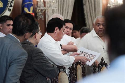 Duterte Meets With Cabinet Members Photos Gma News Online