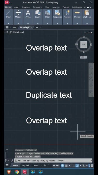 Cad Tips Finding And Deleting Duplicateoverlap Text With Lisp Ytcad