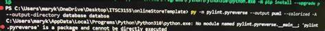 Solved Output Directory Database Databse Pyreverse Is A Chegg