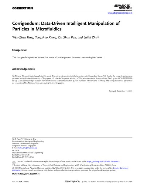 Pdf Corrigendum Data‐driven Intelligent Manipulation Of Particles In