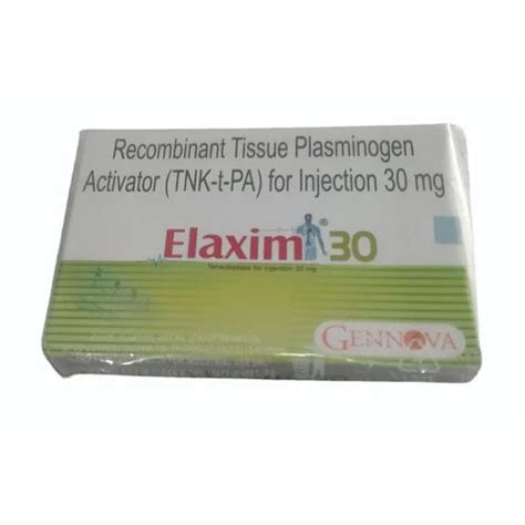 Liquid 30mg Recombinant Tissue Plasminogen Activator For Injection At Best Price In Pune