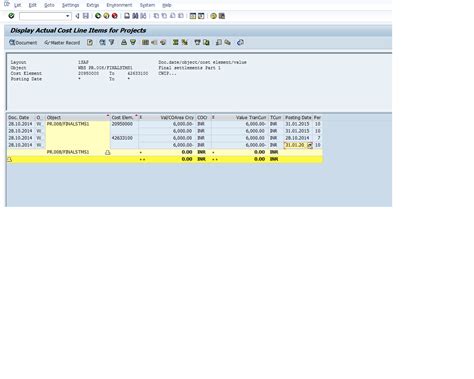 Solved Issue While Executing Settlement Transaction Cj88 Sap