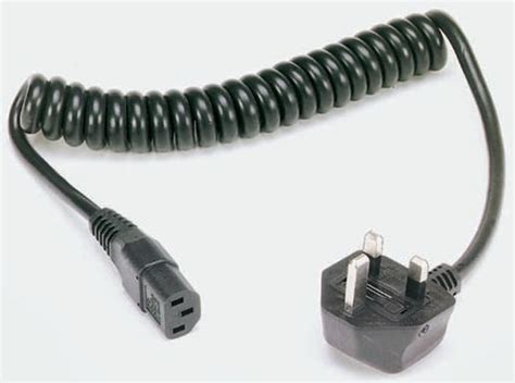 Rs Pro Rs Pro Straight Iec C13 Socket To Right Angle Type G Uk Plug Power Cord 2 5m 731