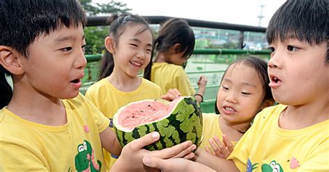 맛있는 수박 함께 먹어요