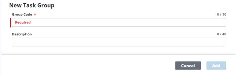 Add A Task Group