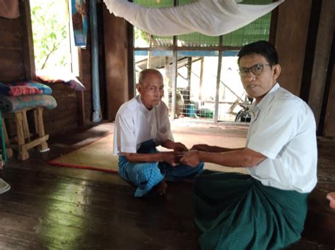 ဘိုးရင်ကလေးကျေးရွာအုပ်စုတွင် အသက် ၈၅ နှစ်အထက် သက်ကြီး ဘိုးဘွားများအား လူမှုရေးပင်စင် ထောက်ပံ့င