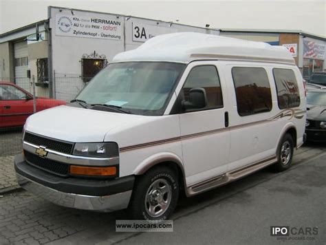 2003 Chevrolet Hi Top Van 53 L V8 Euro 3 American Coach Van Car