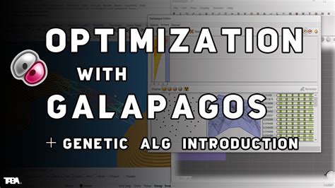 Optimization With Galapagos Grasshopper Tutorial Introduction Of