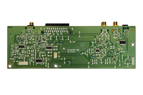 Printed Circuit Board With Installed Electronic Components Stock Image Image Of Maintenance