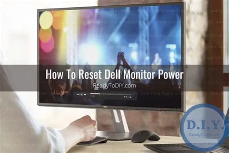 How To Reset Dell Monitor Ready To DIY