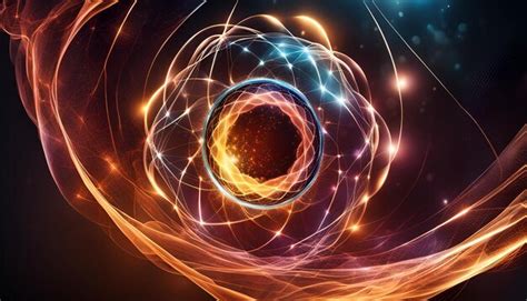 Abstract Quantum Particles Premium Ai Generated Image