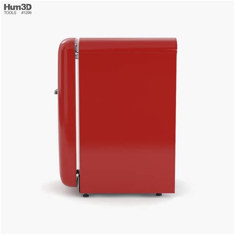 Smeg Small Refrigerator 3d Model Download Home Appliances On