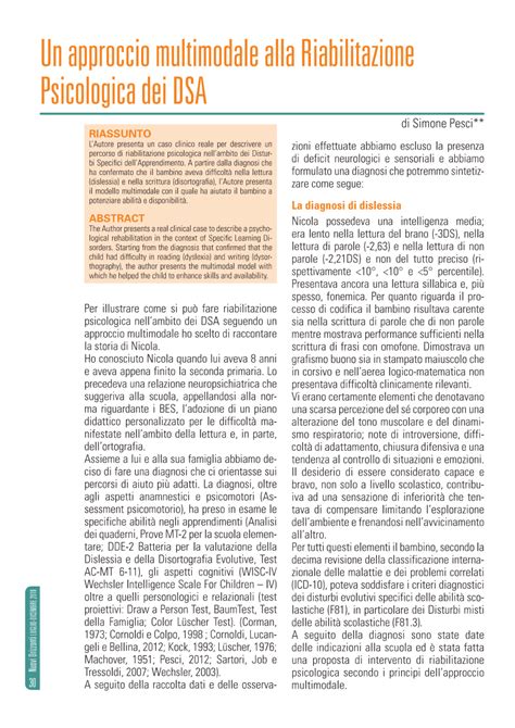 PDF Approccio Multimodale DSA