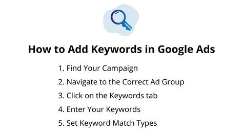 How To Add Keywords In Google Ads 5 Easy Steps