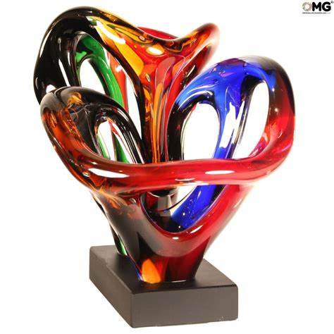 Genom Abstract Murano Glass Sculpture