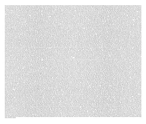 Entire Shrek Script Tapestry For Sale