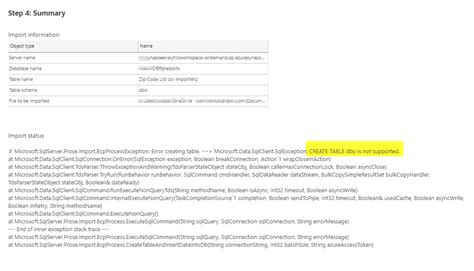 Not Able To Create Table In Azure Synapse Analytics Stack Overflow