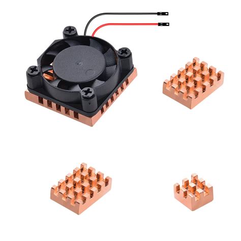 buy geeekpi cooling fan copper heatsink pack cooler cooling kit for orange pi 5 plus orange pi 5