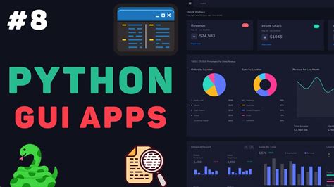 Изучение Python Ui Gui Apps 8 Обзор библиотеки Pydracula Youtube
