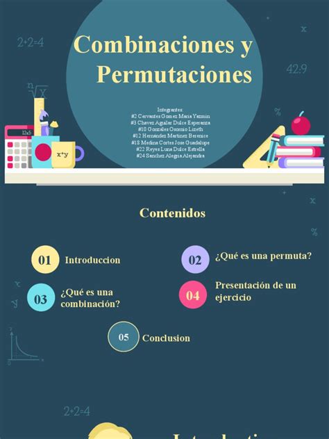 Combinaciones Y Permutaciones Pdf Permutación Conjunto Matemáticas