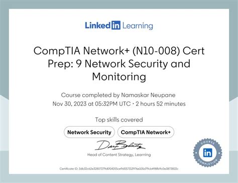 Namaskar Neupane On Linkedin Certificate Of Completion