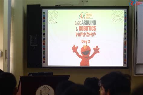 today we conducted the 2nd session of basic arduino and robotics workshop