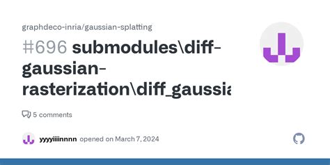 Submodules Diff Gaussian Rasterization Diff Gaussian Rasterization