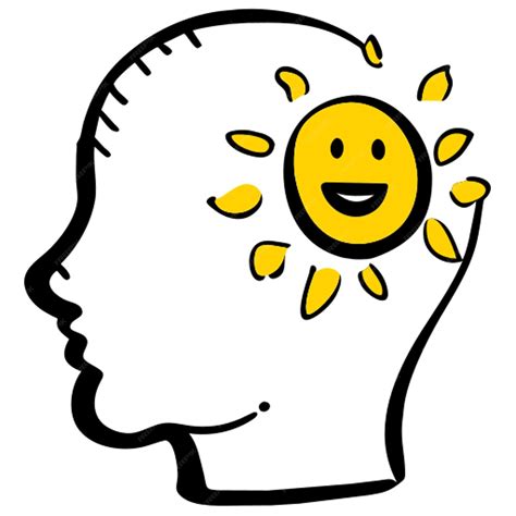 Premium Vector Positive Mindset Icon Doodle Fill
