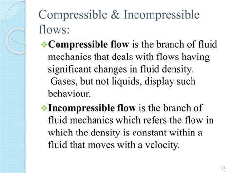 Quasi Steady And Unsteady Flow