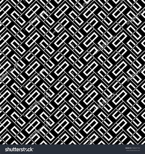 Geometric Abstract Slanted Rectangle Slabs Herringbone Stock Vector Royalty Free 738207742