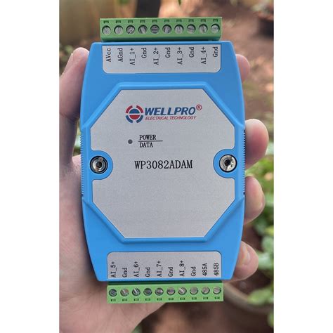 Jual 8ch DC0 20mA Analog Input Module Modbus RTU WP3082ADAM Shopee Indonesia