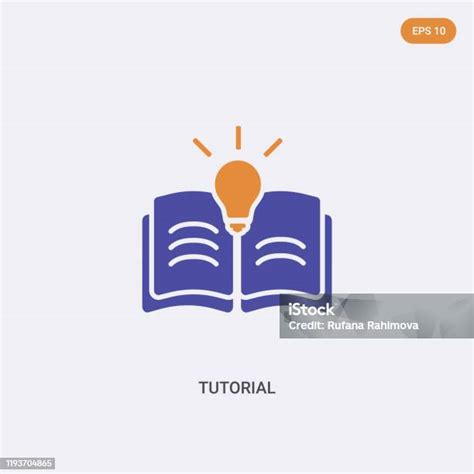 2 색상 튜토리얼 개념 벡터 아이콘입니다 격리 된 두 가지 색상 튜토리얼 벡터 기호 는 파란색과 주황색 색상으로 디자인 된 웹 모바일 및 로고에 사용할 수 있습니다 Eps