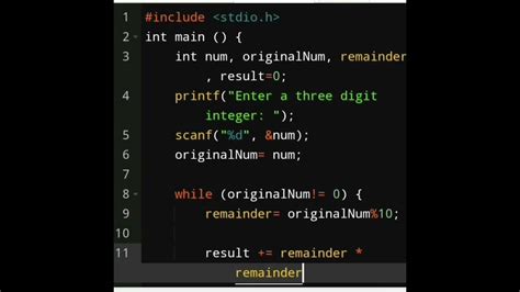 C Program To Check 3 Digit Armstrong Number In 50 X Speed 🥵 Education