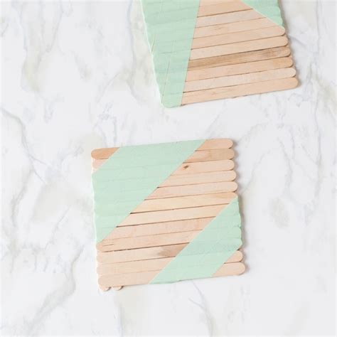 Popsicle Stick Craft The Cutest Diy Coaster Ideas For The Home