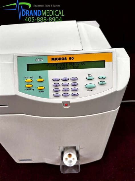 Horiba Abx Micros 60 Hematology Instrument Analyzer Medsold