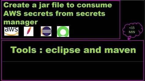 how to create a jar file to consume aws secrets manager secret from