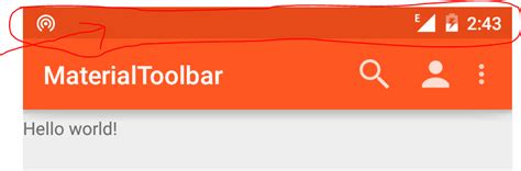 Android Change Status Bar Colors