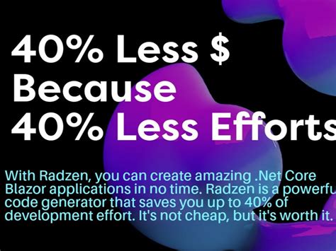 Complex Web App Net Core Blazor 40 Less Cost Time And Dev Efforts