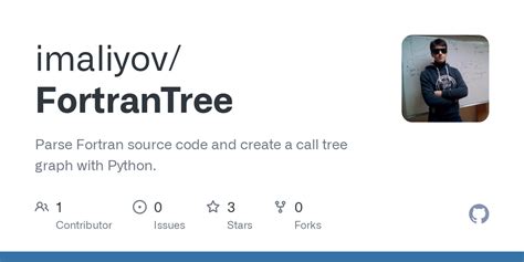 Github Imaliyovfortrantree Parse Fortran Source Code And Create A